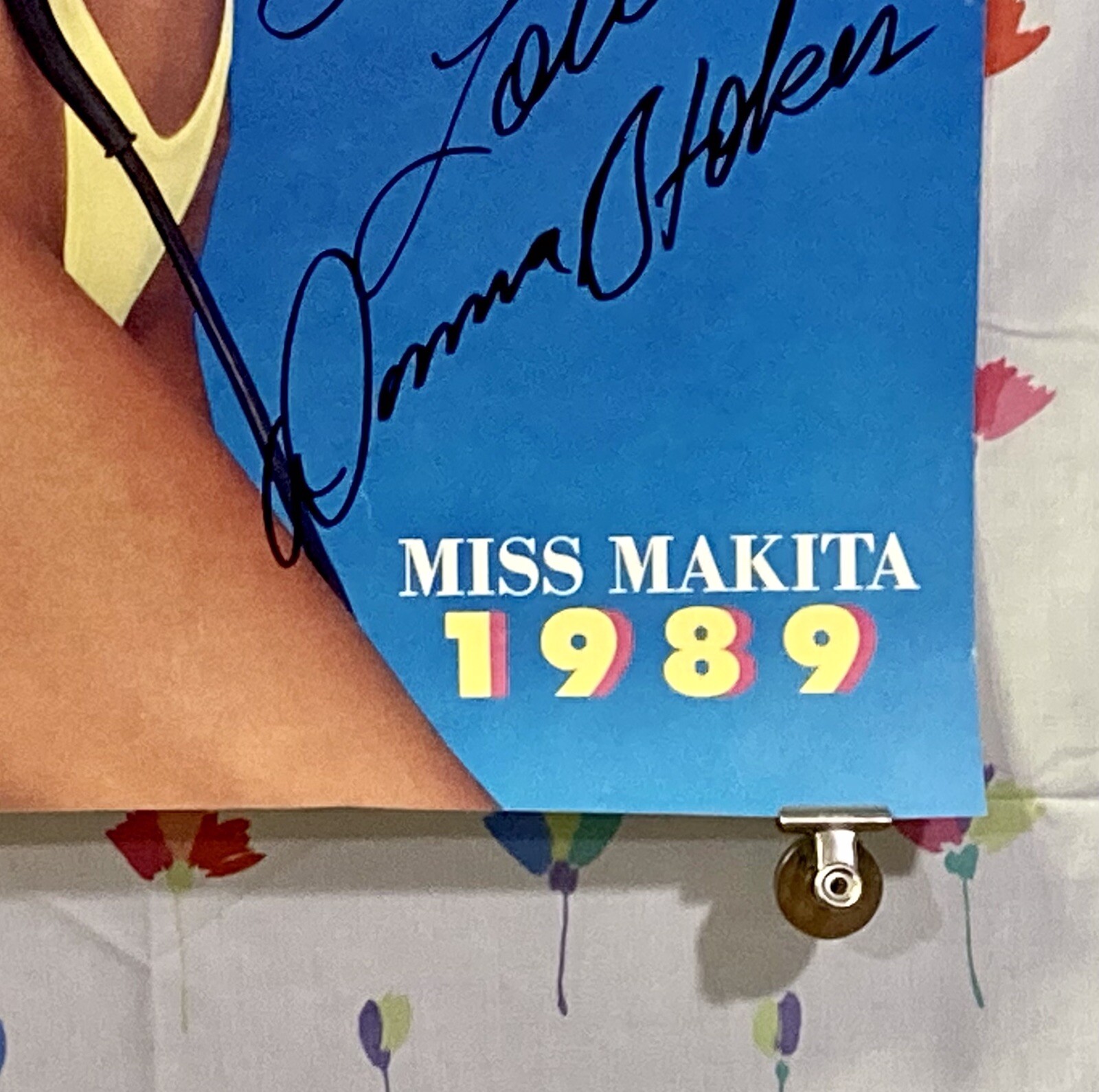 Makita Vintage 1989 Miss Makita Donna Stokes Autographed Poster 32" x ...