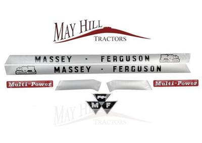 Bonnet Decal Sticker Set for Massey Ferguson Tractor 135 148 Tractor ...