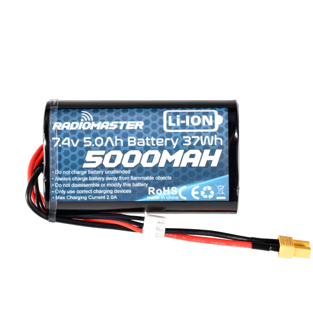 RadioMaster TX12/TX16/TX16S 7.4V 2S 5000mah Battery for RC Transmitter ...