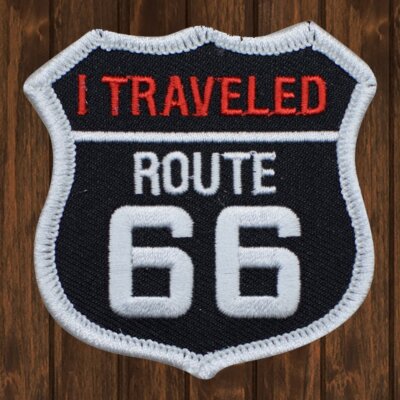 Route 66 Embroidered Patch — Iron On | eBay