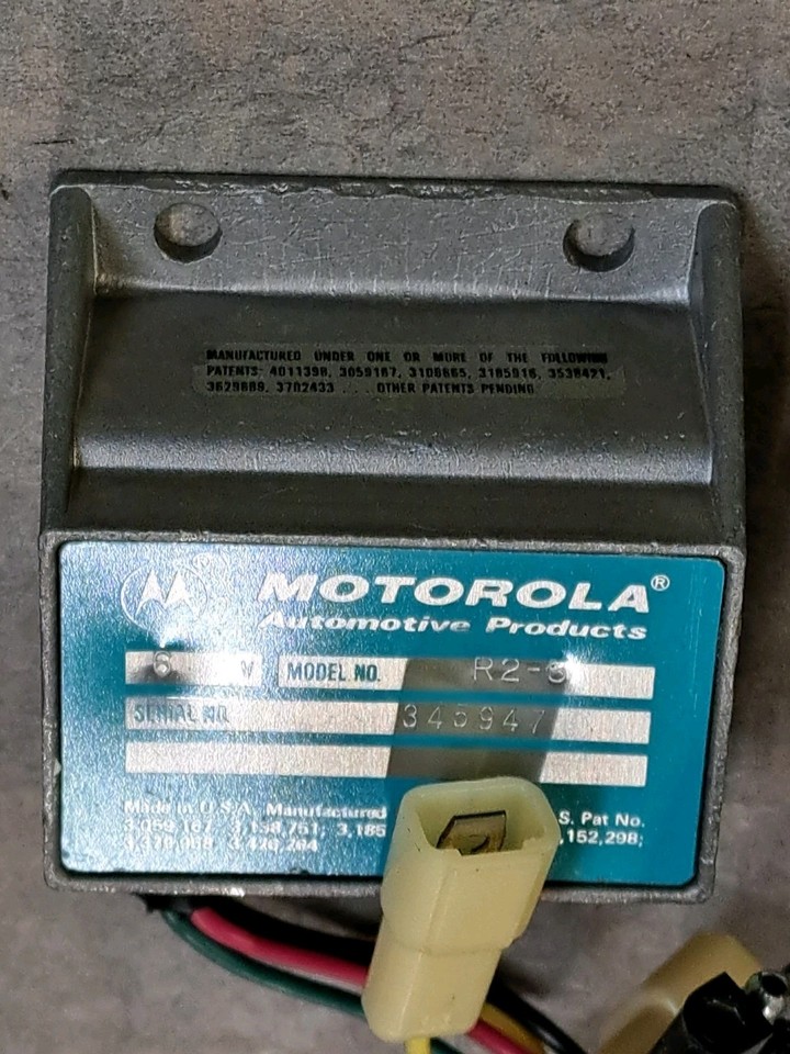 Motorola R2-5 Voltage Regulator 6 Volt | eBay