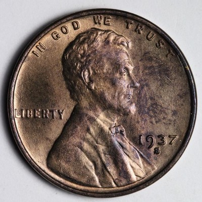 1937-S Lincoln Wheat Cent Penny BU *UNCIRCULATED* MS E379 JXYZ | eBay