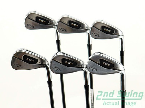 Callaway Rogue ST Pro Iron Set 6-PW AW Graphite Regular Right +1/2" | eBay