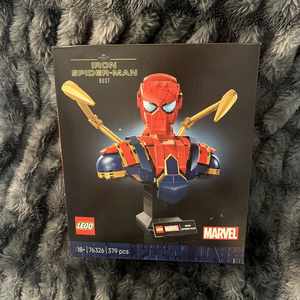 LEGO Marvel 76326 Iron Spider-Man Bust Age 18+ 379pcs | eBay UK
