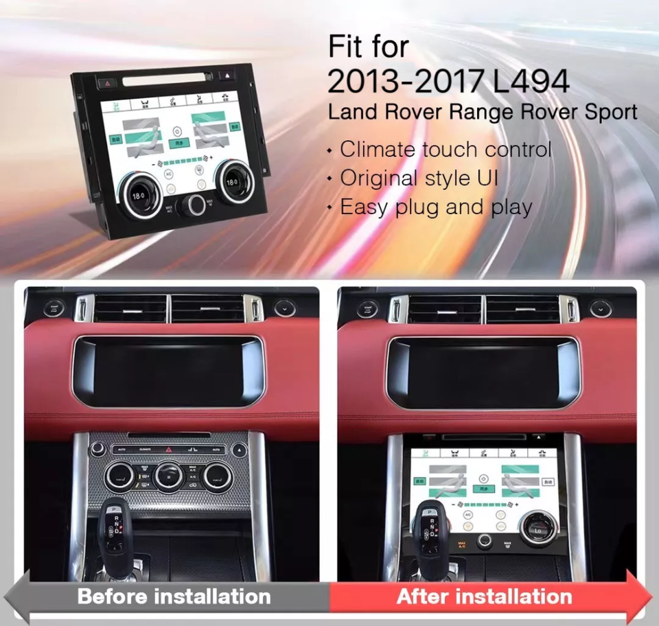For Land Rover Range Rover Sport L494 Touch Screen AC Panel Climate LCD ...