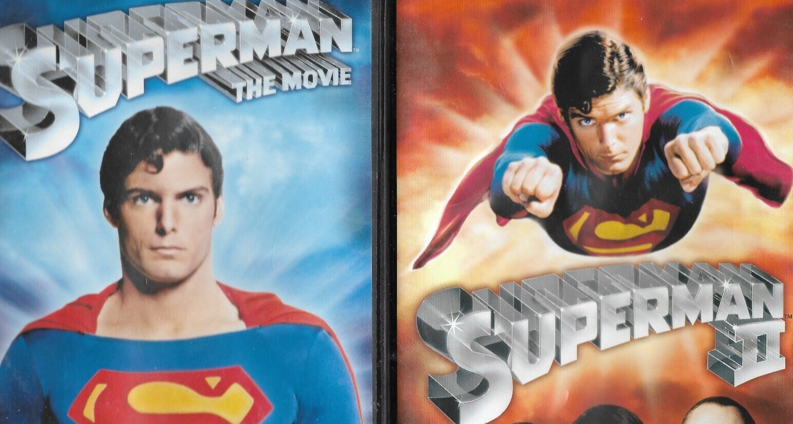 1980 Superman 2 Pack Superman II Christopher Reeves DVD Vintage | eBay