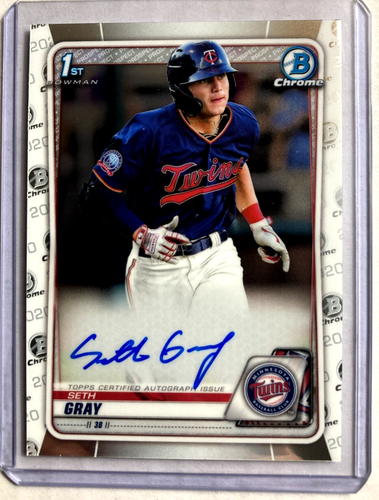 2020 Bowman Chrome - Seth Gray 1st Bowman Rookie Rc Auto | eBay