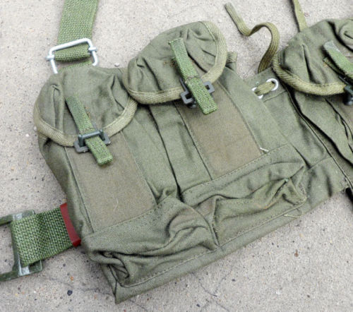 SURPLUS CHINESE TYPE 63 CHEST RIG RIFLE COMBAT WEBBING BANDOLIER GEAR ...