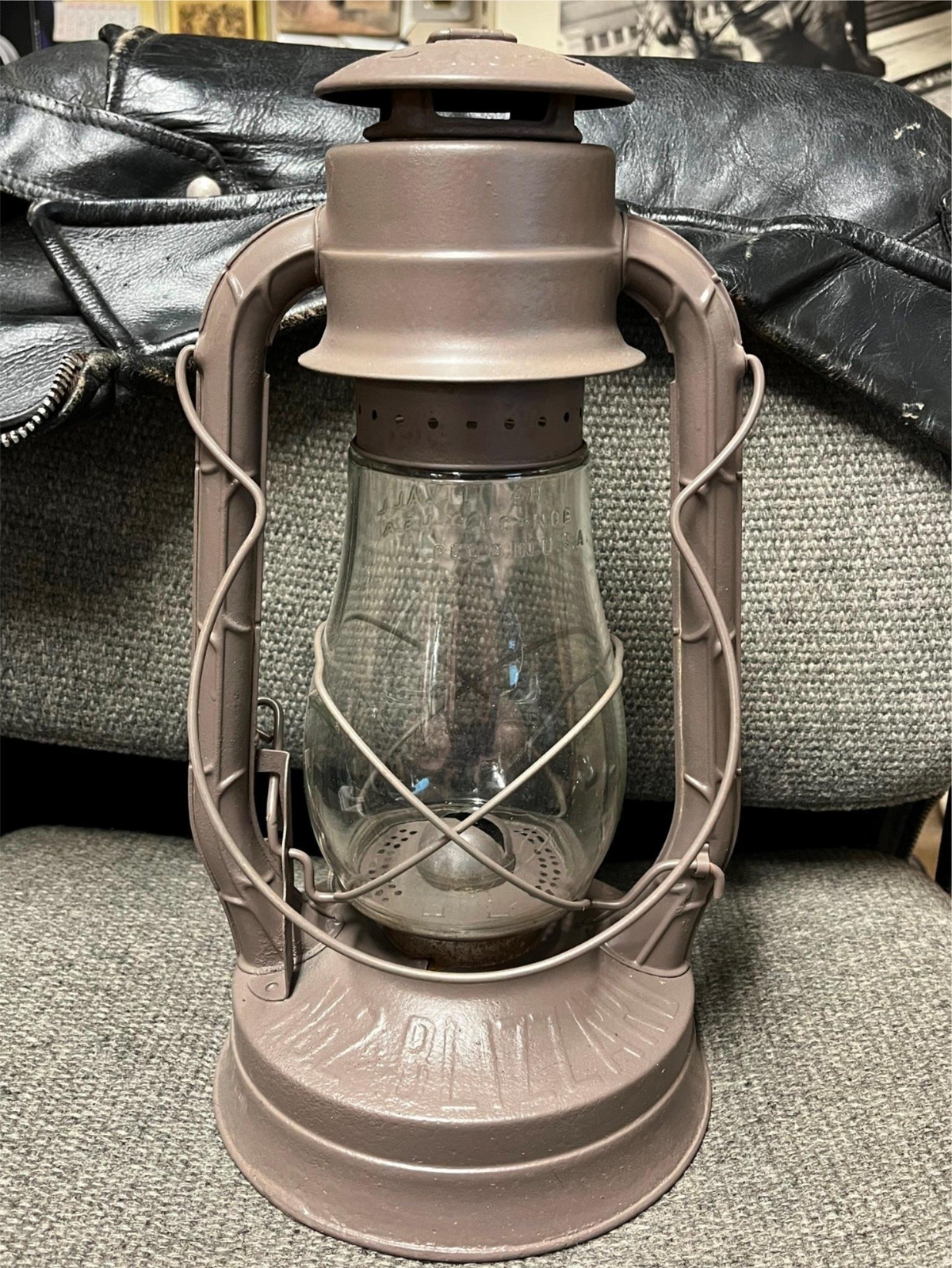 vtg Dietz no.2 blizzard railroad lantern LOC-NOB fitzall glass globe ...