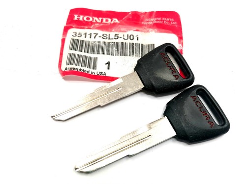 2*Genuine NEW Honda Acura OEM Master Key Blank =RED= Acura Integra CL ...