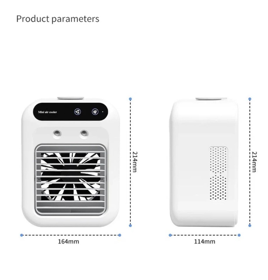 Air Conditioner Cool Breeze Ice Cold Cold Air Humidifier L7 Usb Charge ...