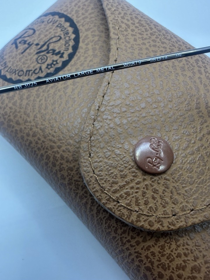 Ray-Ban RB3025 W0879 58mm Gunmetal G15 Aviator Sunglasses - Green ...