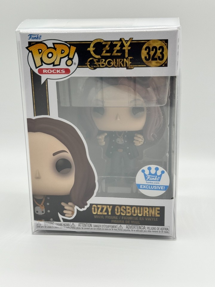 Funko Pop! Ozzy Osbourne In Black Suit #323 Funko Exclusive - Free ...
