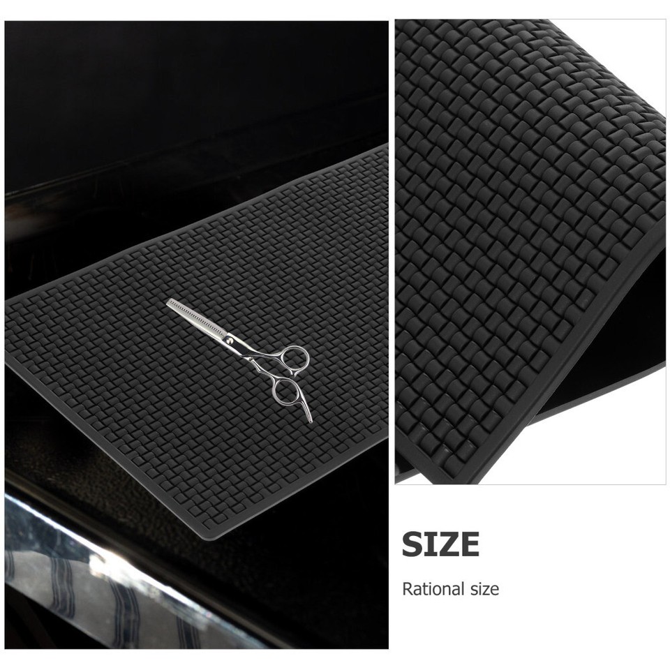 Magnetic Salon Barbershop Station Mat Hair Tools Anti-slip Compact Man ...