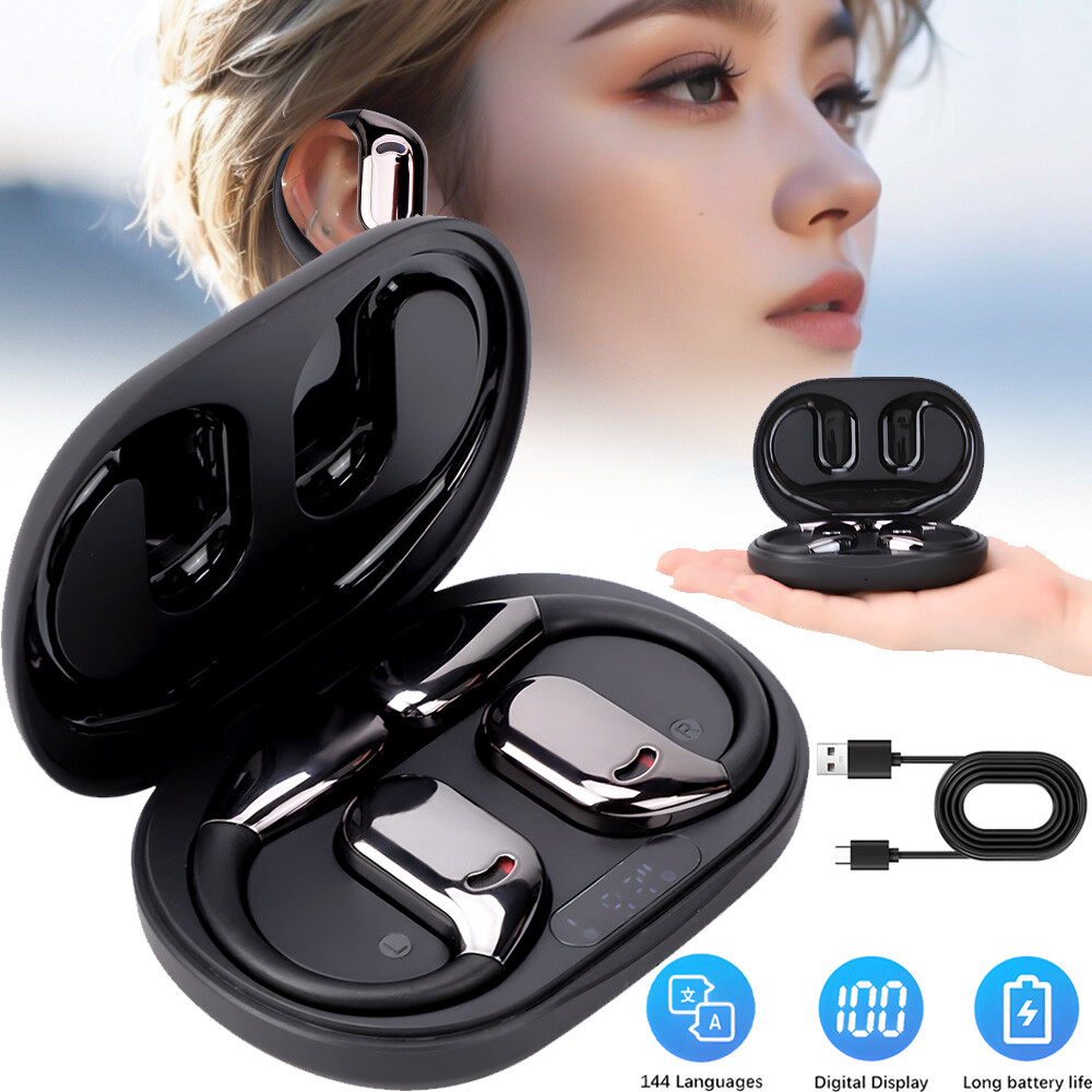 Souljoy Language Instant AI Translator Earbuds With LED Battery ...