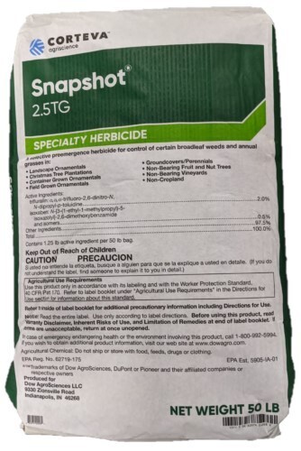 Snapshot 2.5 TG Herbicide - 50 Pound Bag (Mulch Bed Weed Inhibitor) | eBay