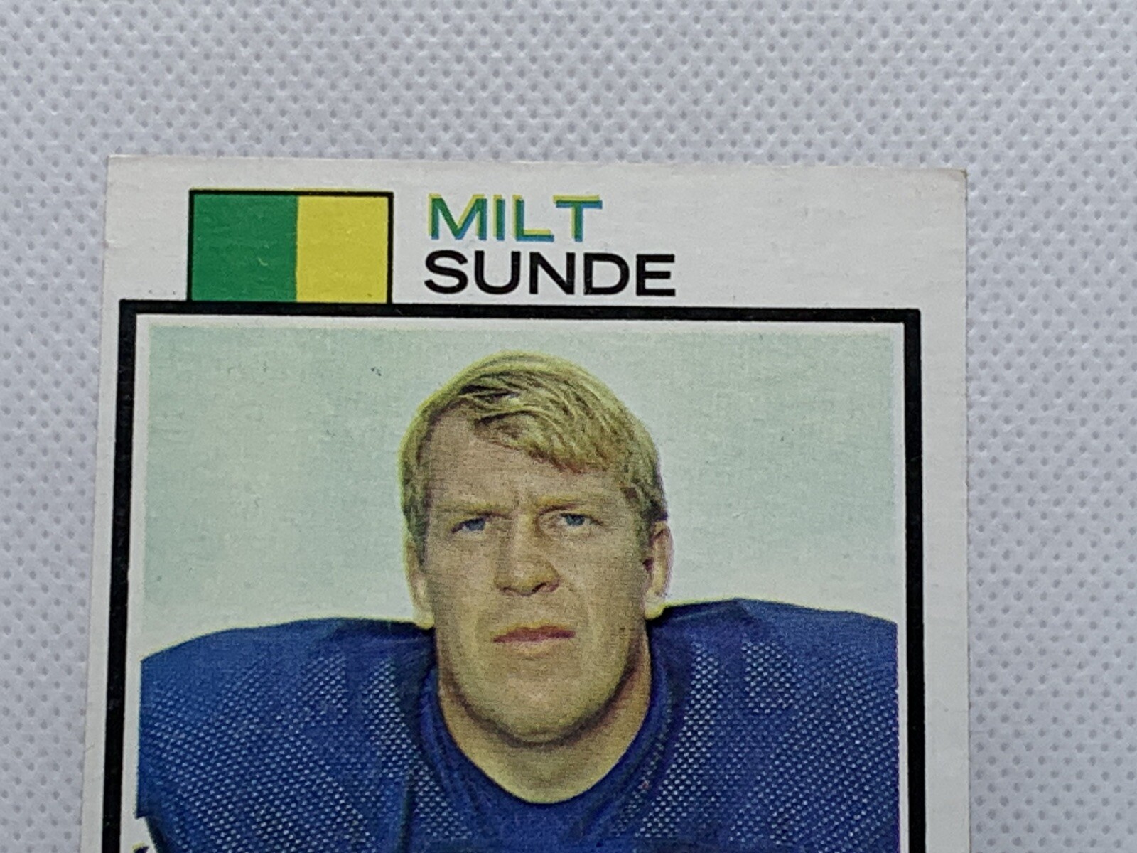 Milt Sunde 1973 Topps Rookie Card#452 RC Min Vikings Pro Bowl NFL Champ ...