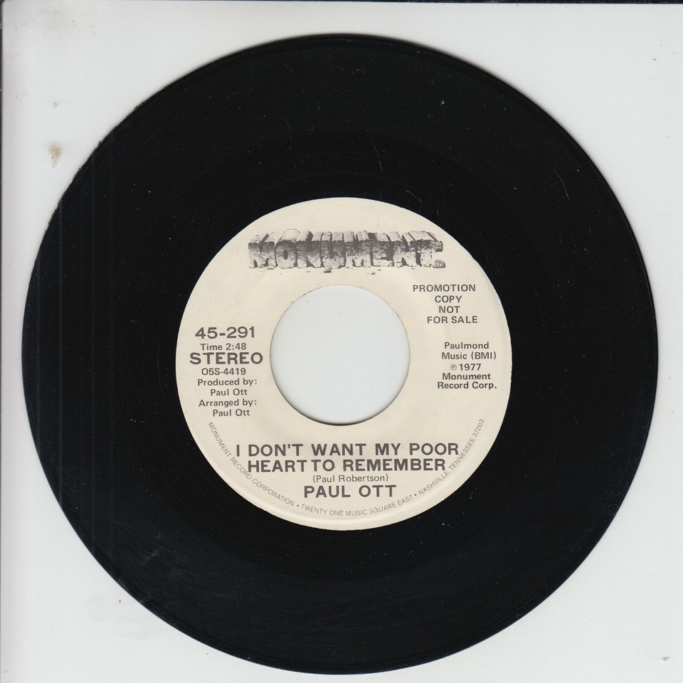 PAUL OTT Jody And The Kid VG(+) 45 RPM | eBay