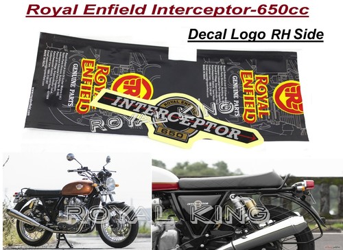 Royal Enfield Decal Logo Sticker RH Side For Interceptor-650 | eBay