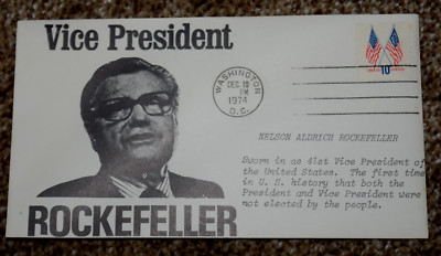 VTG, VICE PRESIDENT '74 COVER: "Nelson Rockefeller," (Dec, 1974) New ...