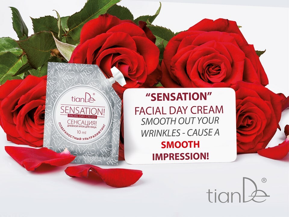 Sensation Facial Day Cream 2 in 1 Lifting Smoothing Make Up Primer 1pcs ...