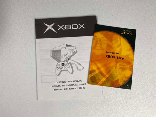 XBOX Instruction Manual & XBOX Live Promo Insert | eBay