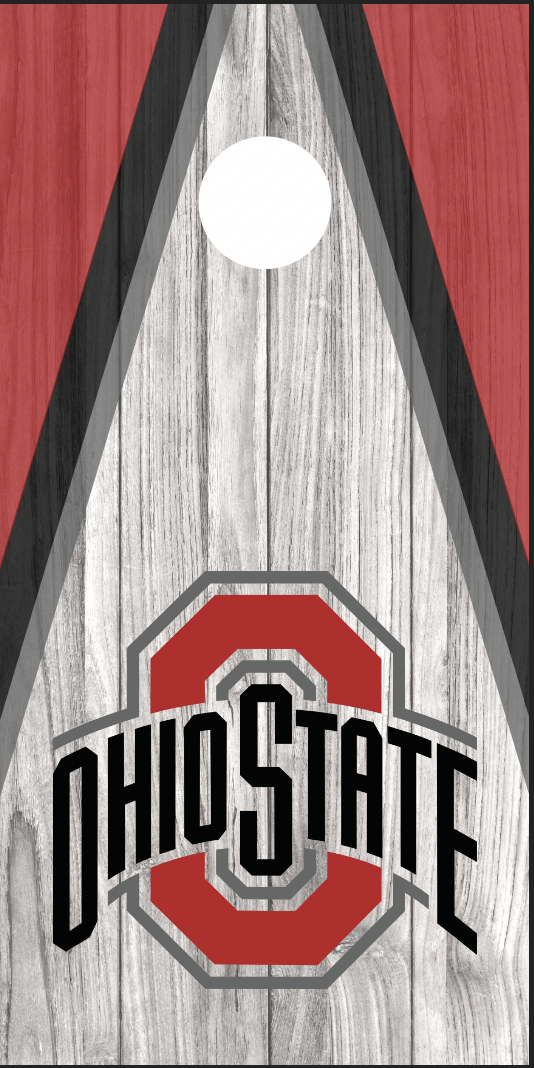 Ohio State Cornhole Decals Ohio State Cornhole Etsy