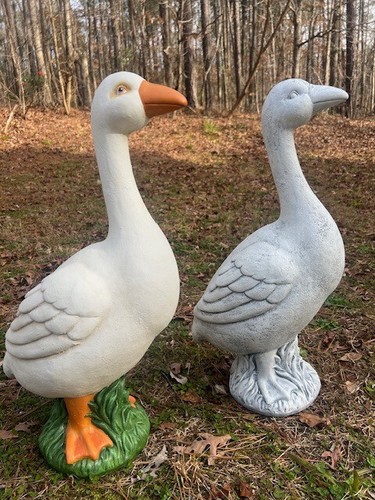 Latex and fiberglass backer mold new porche goose mold 24" tall | eBay