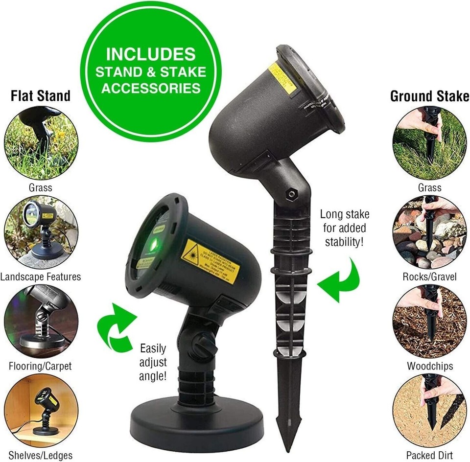 Blisslights Outdoor Indoor Smart Spright Firefly Motion Led Laser Light ...