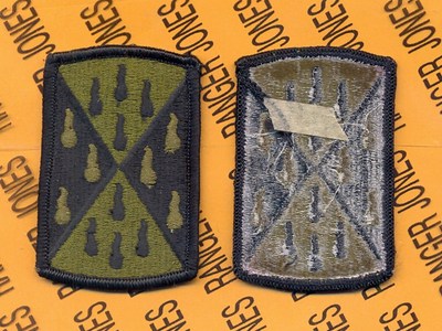 US Army 464th Chemical Brigade NBC CBRNE OD Green & Black shoulder SSI ...