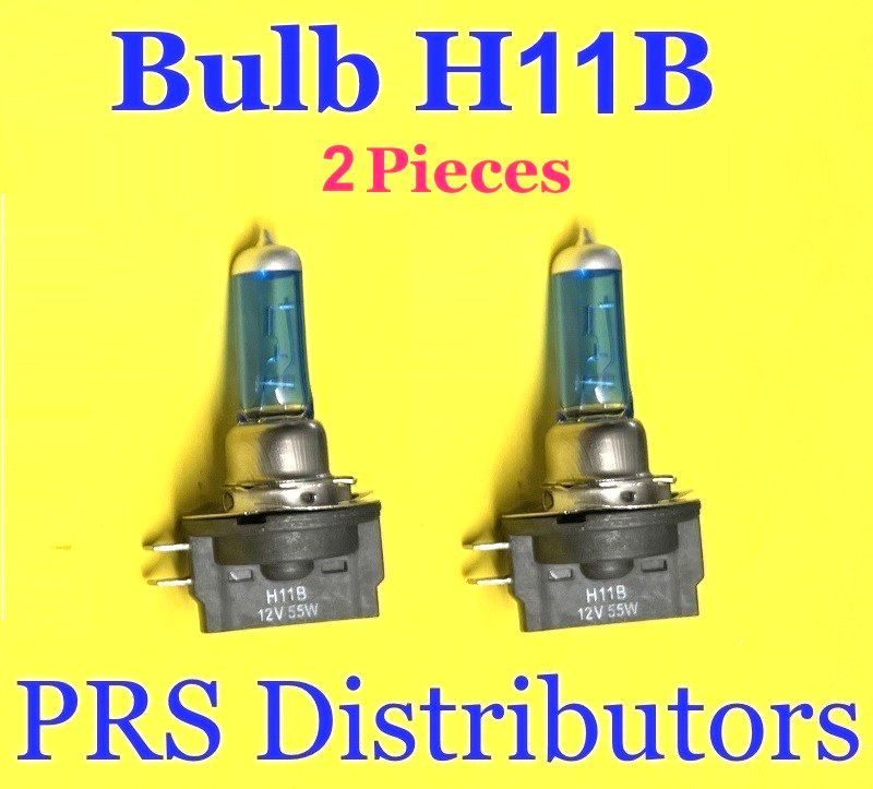H11B Bulb 55W 12V with 2 side terminals Super White Xenon Bulb 2 Pieces ...