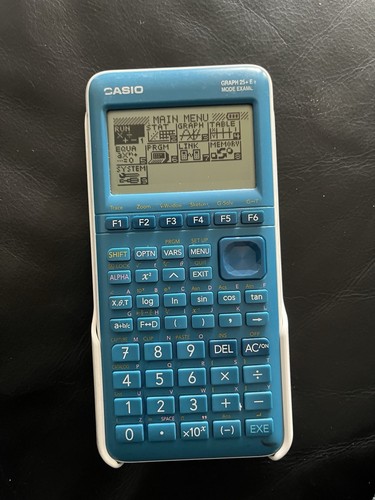 Casio Graph 25+E II MODE EXAME - Bleue | eBay