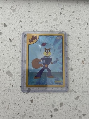 2025 Topps Chrome SpongeBob #MB-18 Sandy Cheeks Miss Appear GOLD ...