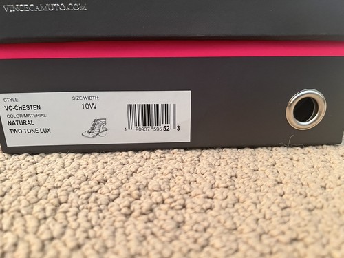 Vince Camuto Women’s VC-Chesten Natural Two Tone Lux Sz. 10W | eBay