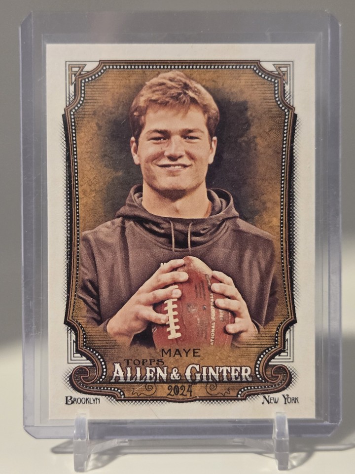 2024 Topps Allen & Ginter - Drake Maye RC #272 Rookie New England ...