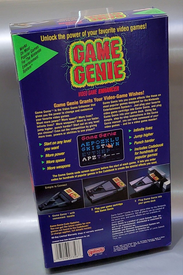 Nintendo Nes Game Genie Gold +Box +Booklet New | eBay
