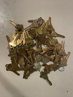 50 PIECES - 25 SETS OF 2 - SCHLAGE PRECUT KEYS LOCKSMITH (25 PAIR) SC-1 ...