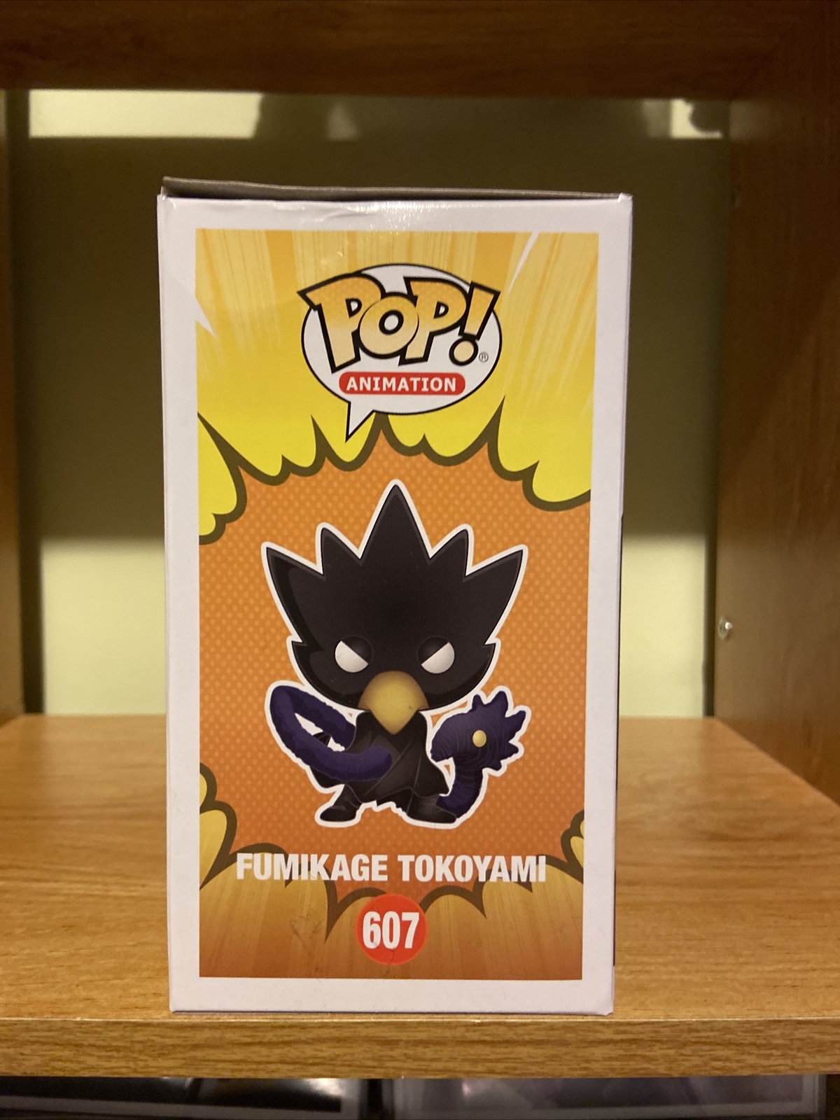 Funko Pop Fumikage Tokoyami 🔥METALLIC🔥 #607 My Hero Academia RARE SE ...