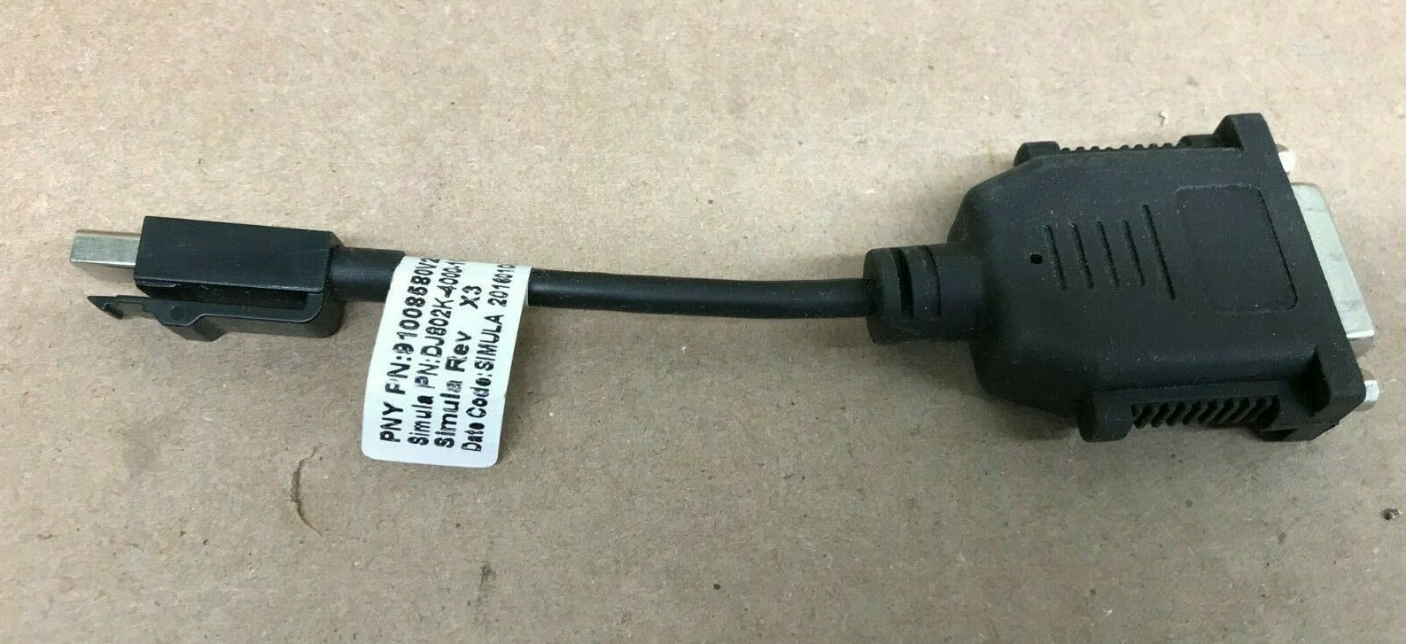 GENUINE PNY Adapter 91008580V2 Mini DisplayPort DP DVI | eBay