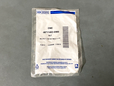 Ford OEM NOS W711402-S900 Catalytic Converter Heat Shield Nut 2015-2018 ...