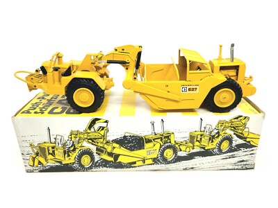 Caterpillar Cat 627 Push-Pull Scraper - Yellow - NZG 1:50 Scale Model ...