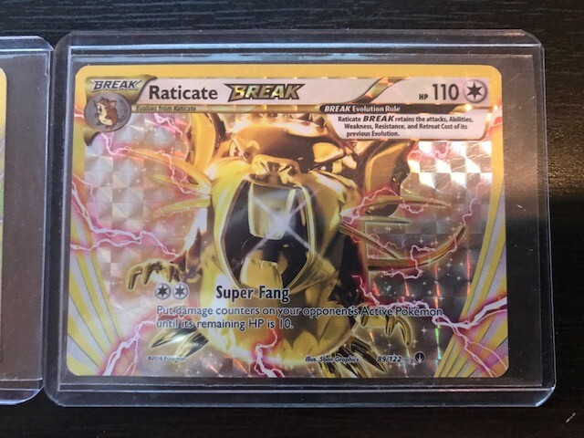 Yanmega BREAK (8/114) 140 HP Raticate BREAK 2016 (89/122) 110 HP | eBay