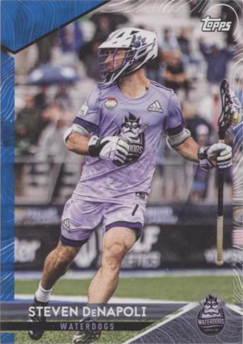 2022 Topps Premier Lacrosse League - Steven DeNapoli #31 Blue /99 (RC ...