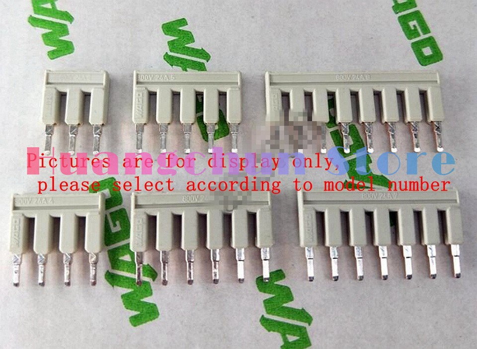 10PC Terminal Comb Jumper Center Stub Connecting Strip 2002-404 406 407 ...