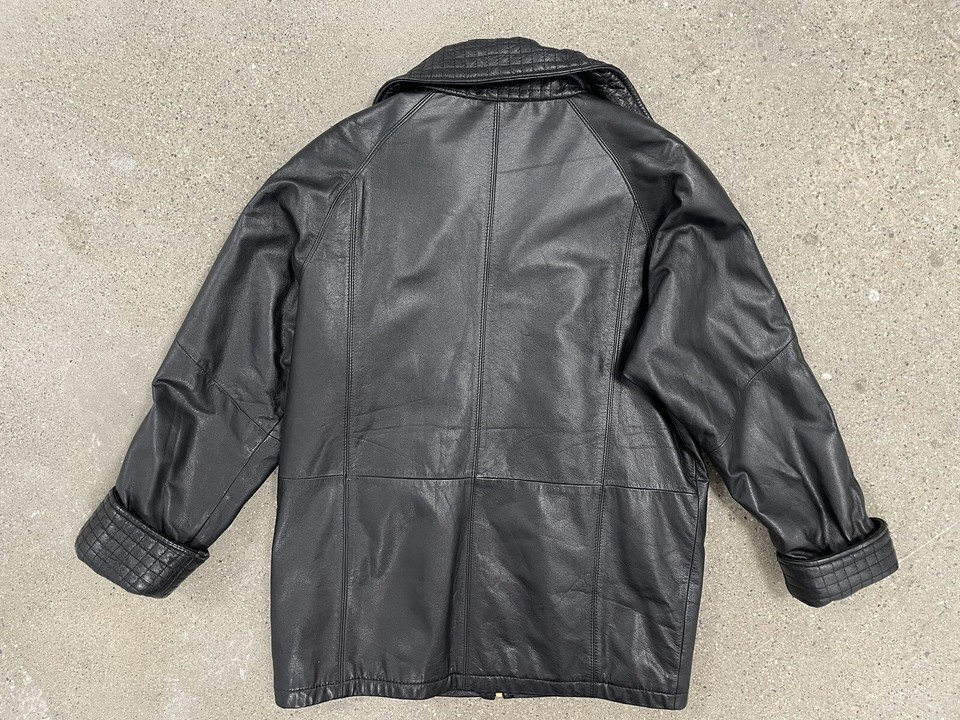Vintage Charles Klein Genuine Leather Coat Jacket Men’s size Small | eBay