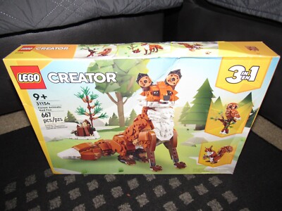 LEGO Creator 31154 Forest Animals Red Fox 3-in-1 Owl Squirrel Brand NEW ...