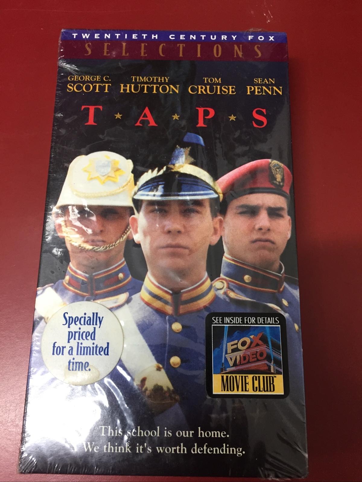 NEW/Factory Sealed "Taps" (VHS, 1995) 86162112836 | eBay
