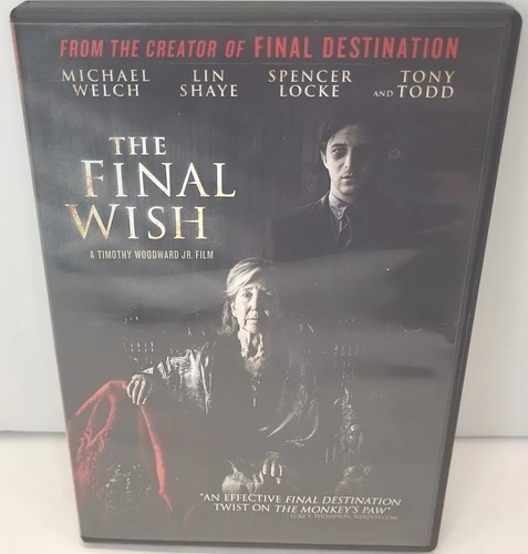 The Final Wish DVD Michael Welch Lin Shaye Spencer Locke Tony Todd ...