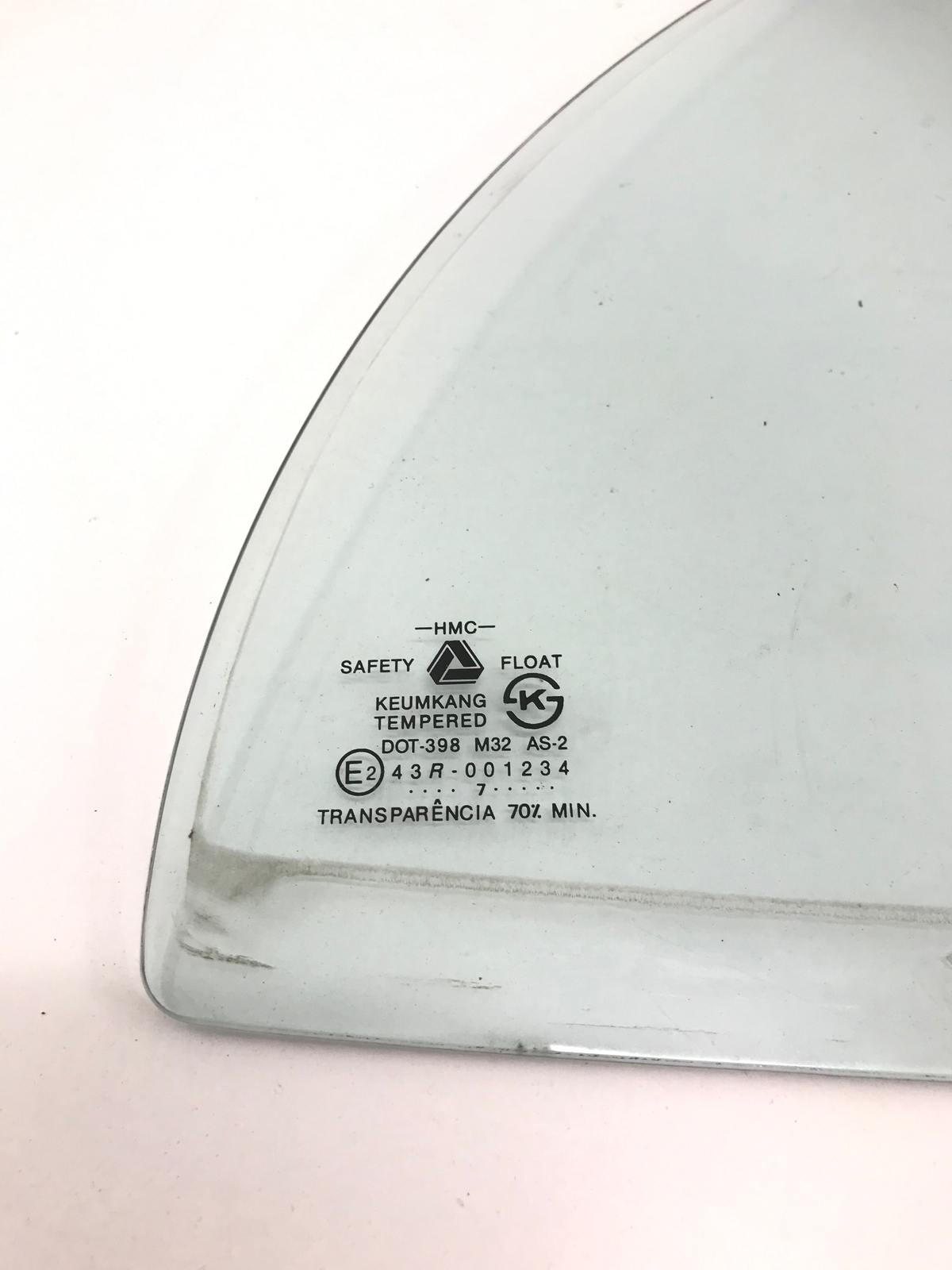 HYUNDAI Accent GLS (1997) 1.3 B 5P Vitre Fixe Arrière Droite 43R 001234 ...