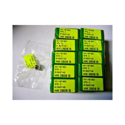 Set of 20 needle roller bearings INA HK 0808 B 8x12x8mm (10 boxes of 2 ...